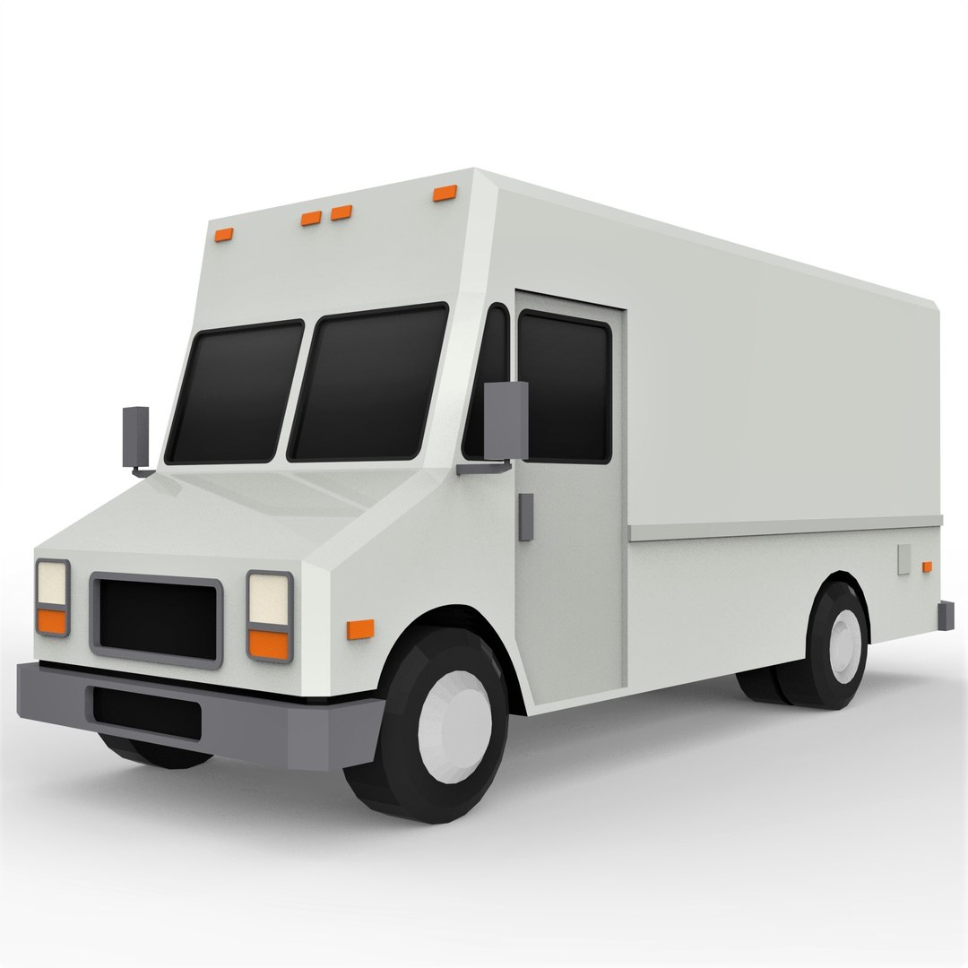 Plain Cartoon Food Truck