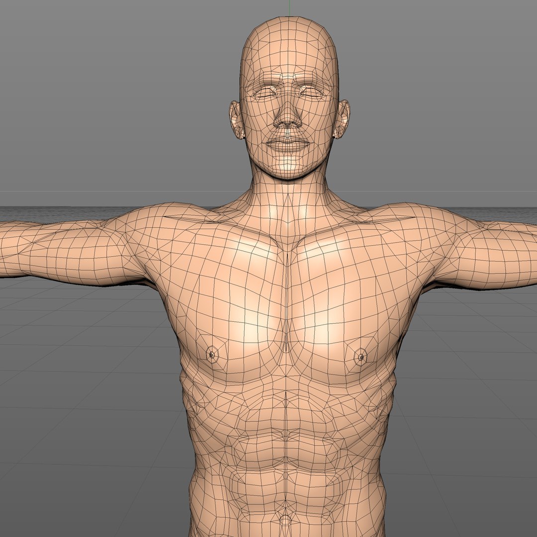 Man Body 3D Model - TurboSquid 1432593