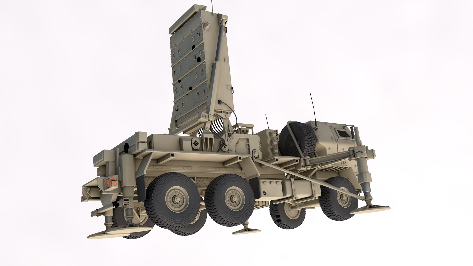 3D ANTPQ-53 Counterfire Radar Armor - TurboSquid 2297437