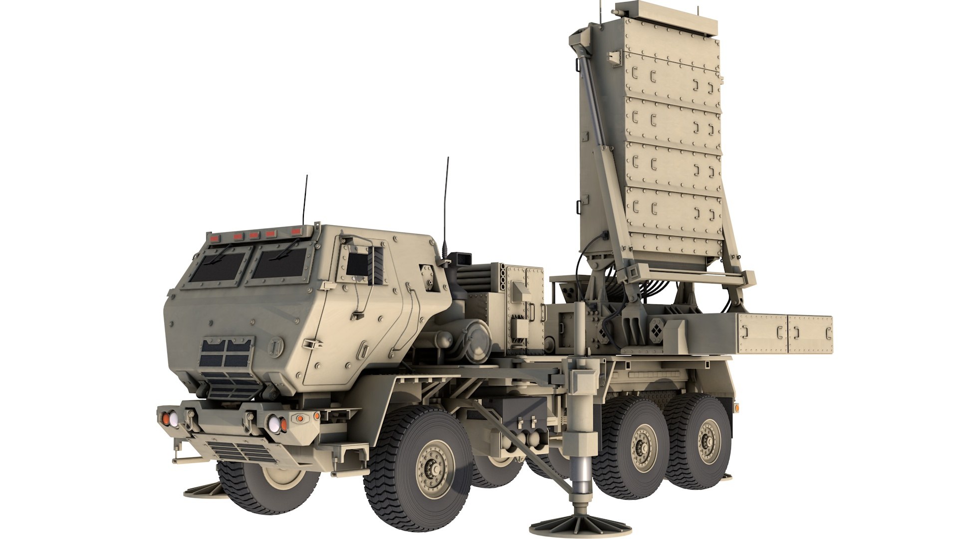 3D ANTPQ-53 Counterfire Radar Armor - TurboSquid 2297437