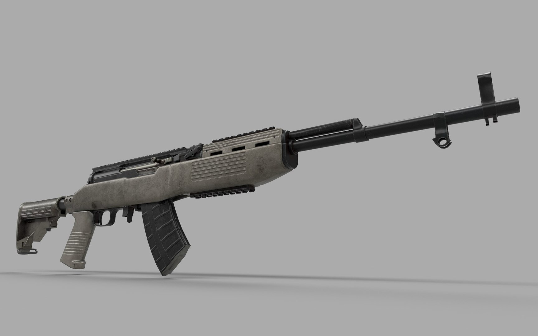 FDE SKS Rifle Low-poly 3D Model - TurboSquid 2119053