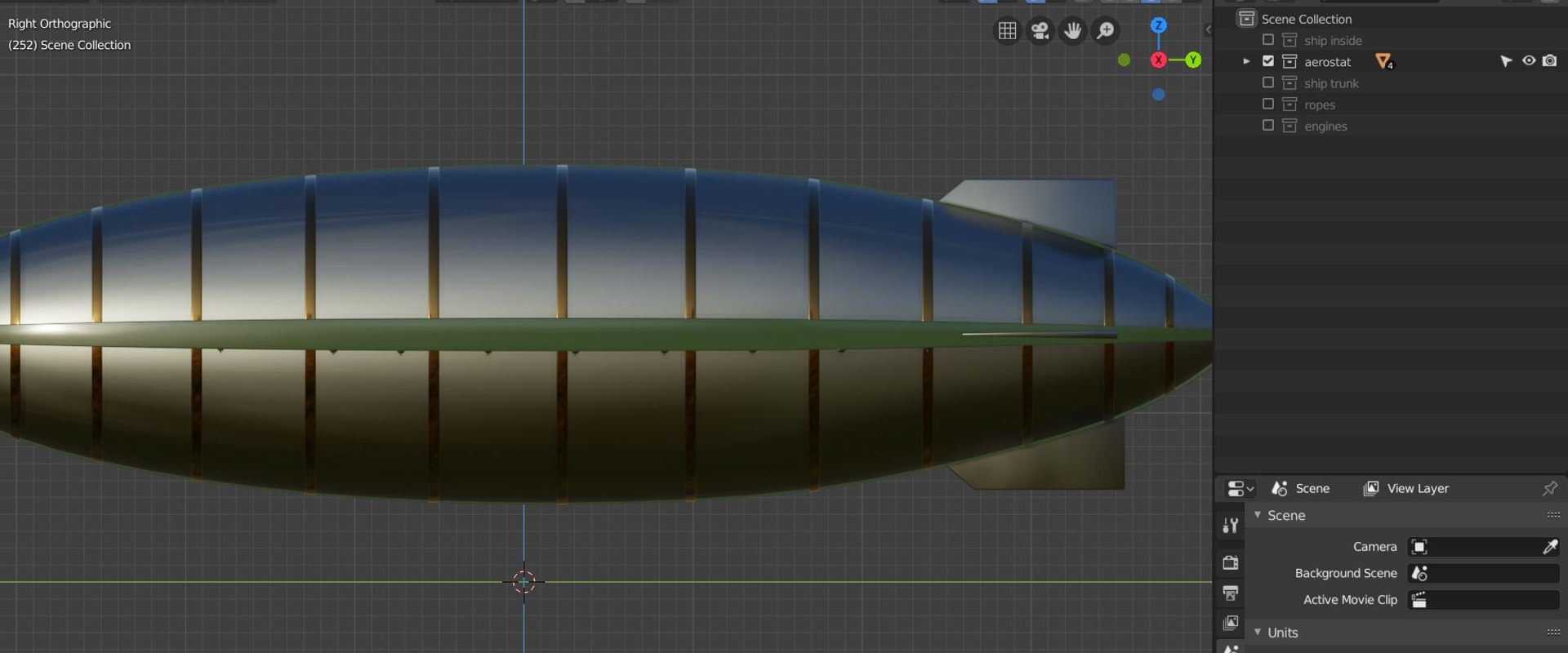 3D Steampunk Airship Steam Engine Model - TurboSquid 1523449
