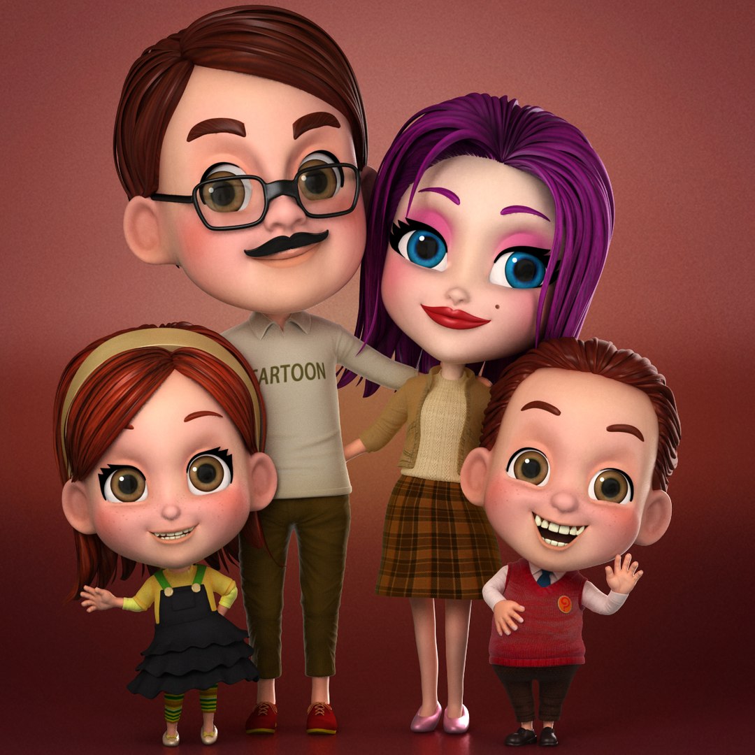 cartoon family max