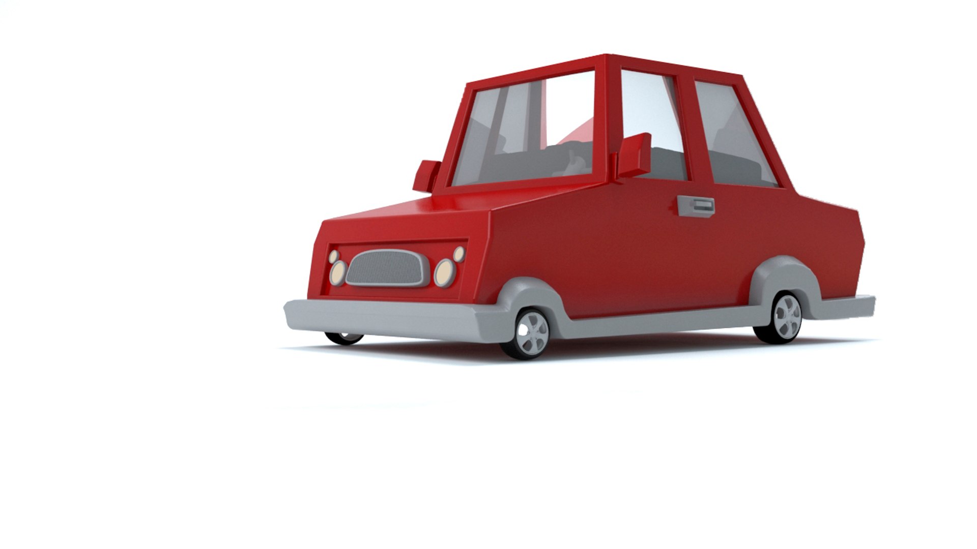 3d cartoon car model