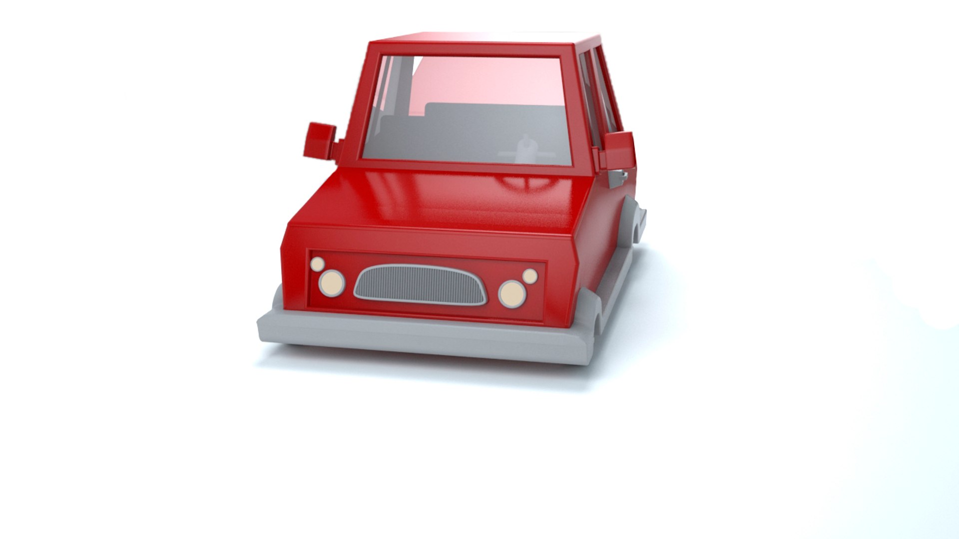 3d cartoon car model