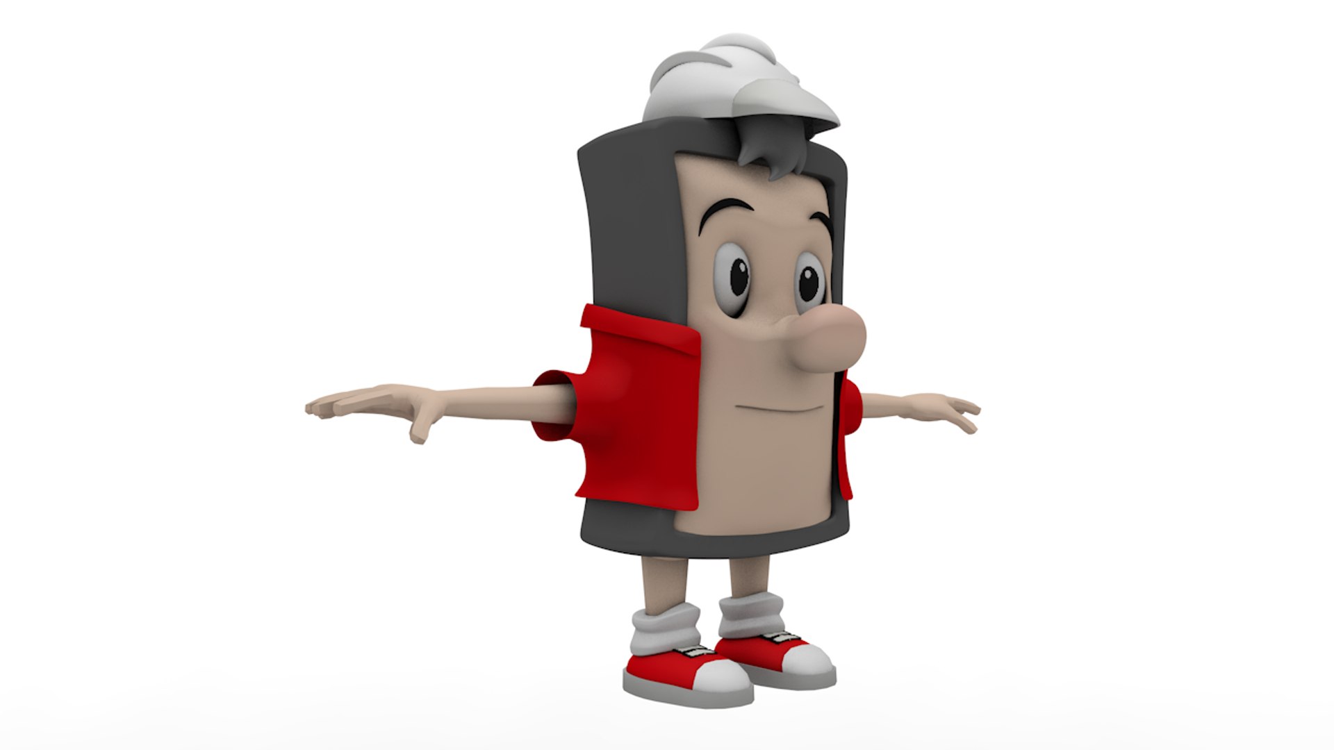 Cartoon brick character 3D model - TurboSquid 1318244
