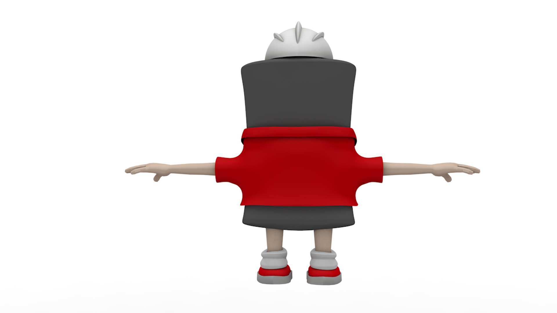 Cartoon brick character 3D model - TurboSquid 1318244