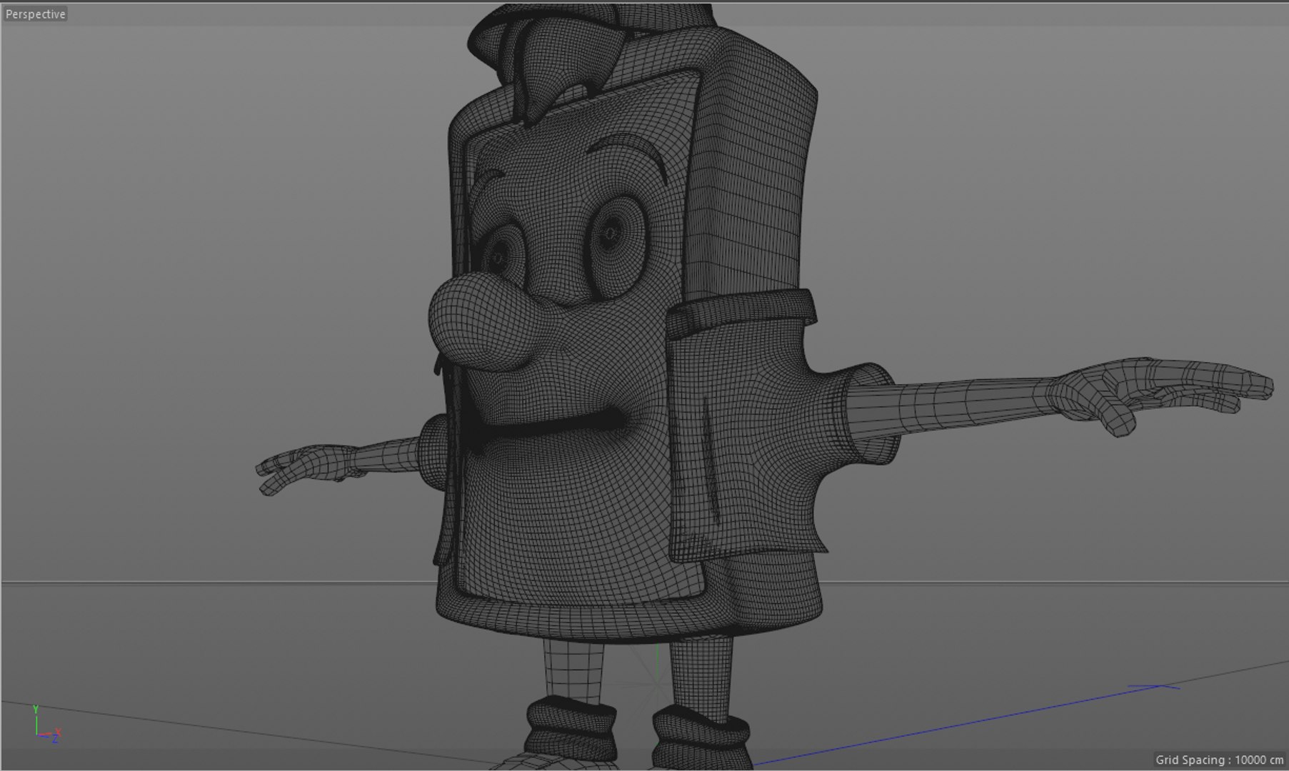 Cartoon brick character 3D model - TurboSquid 1318244