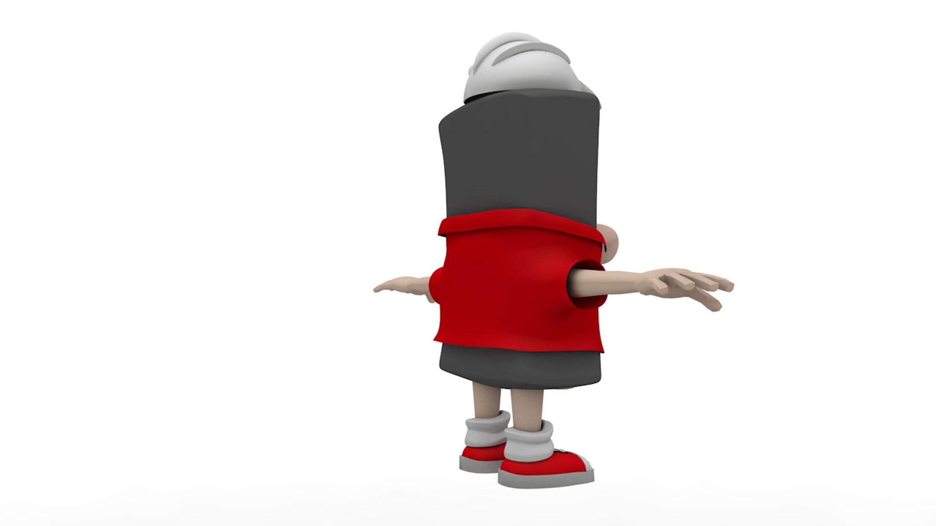 Cartoon brick character 3D model - TurboSquid 1318244
