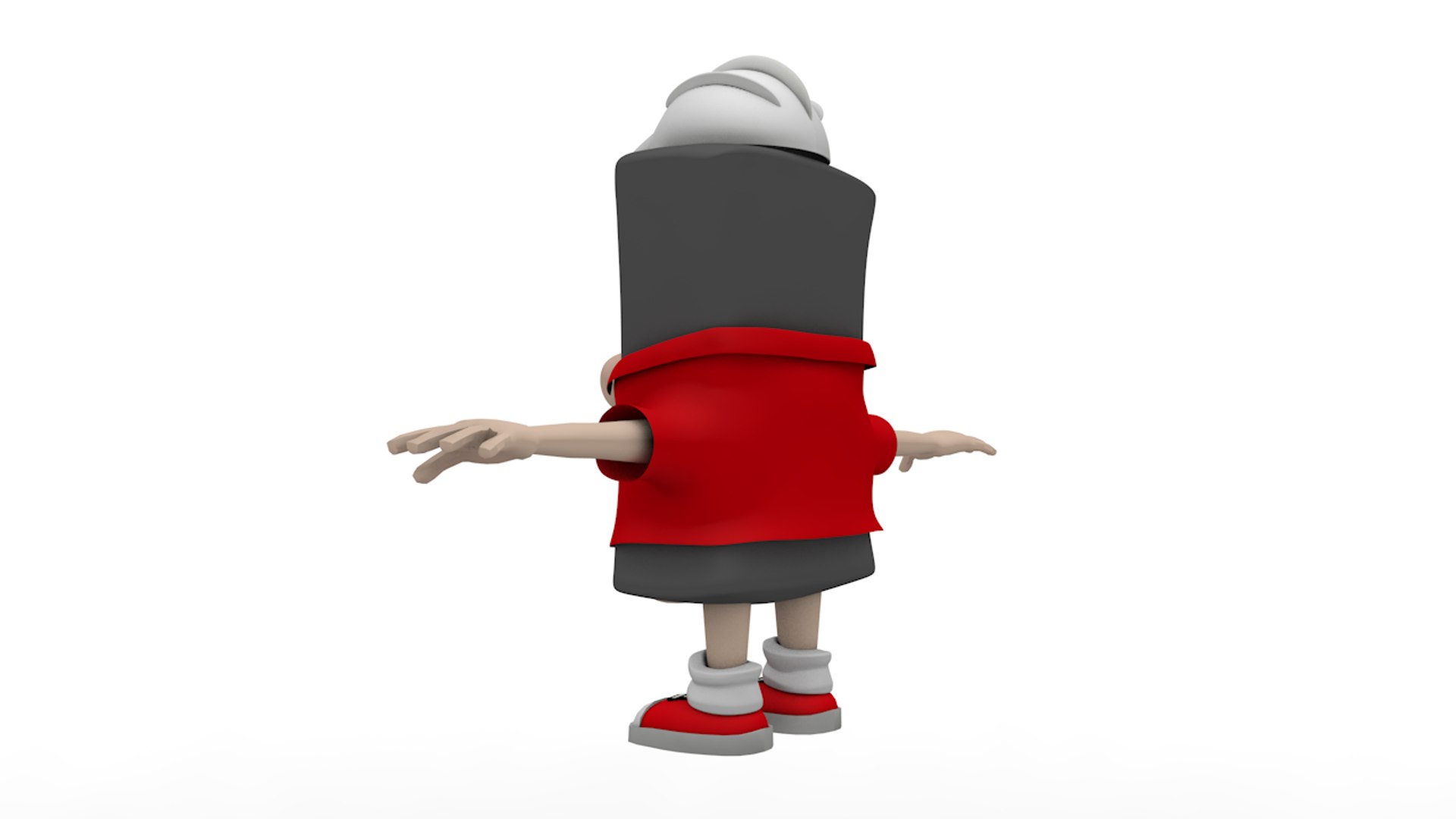 Cartoon brick character 3D model - TurboSquid 1318244