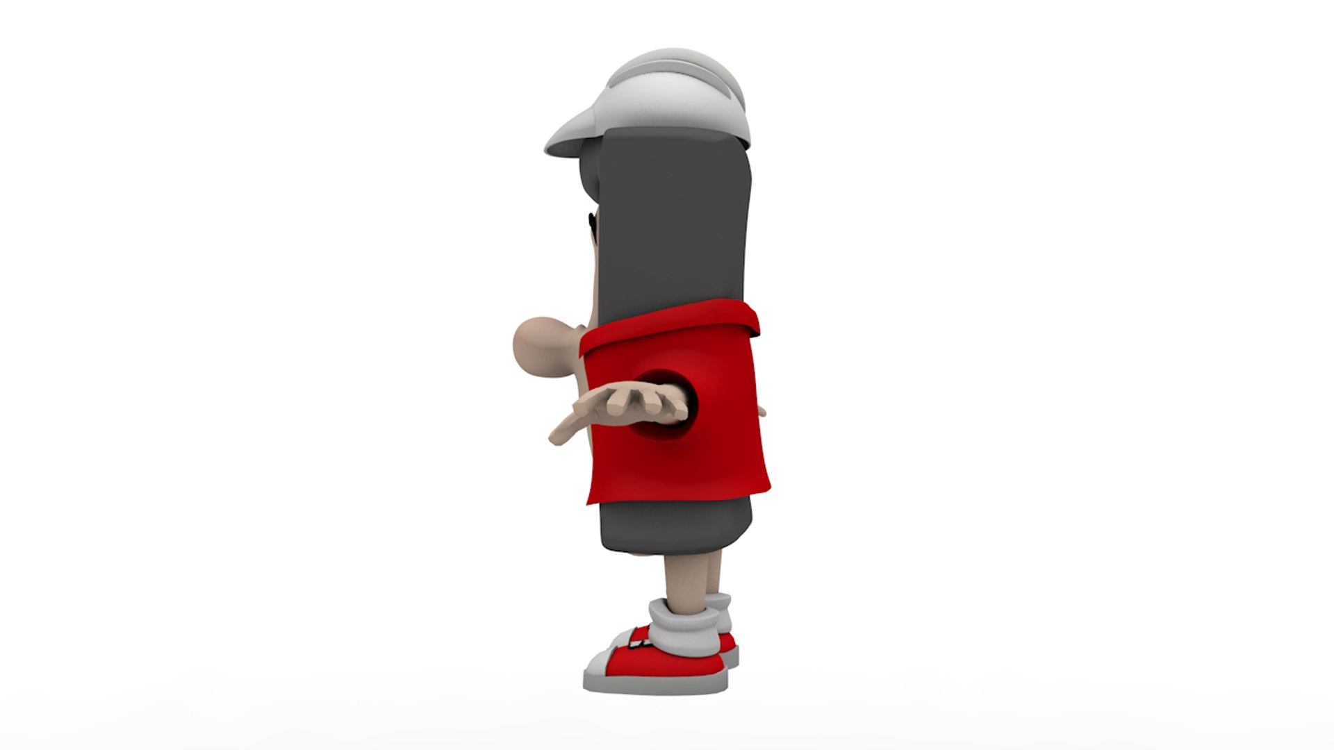 Cartoon brick character 3D model - TurboSquid 1318244