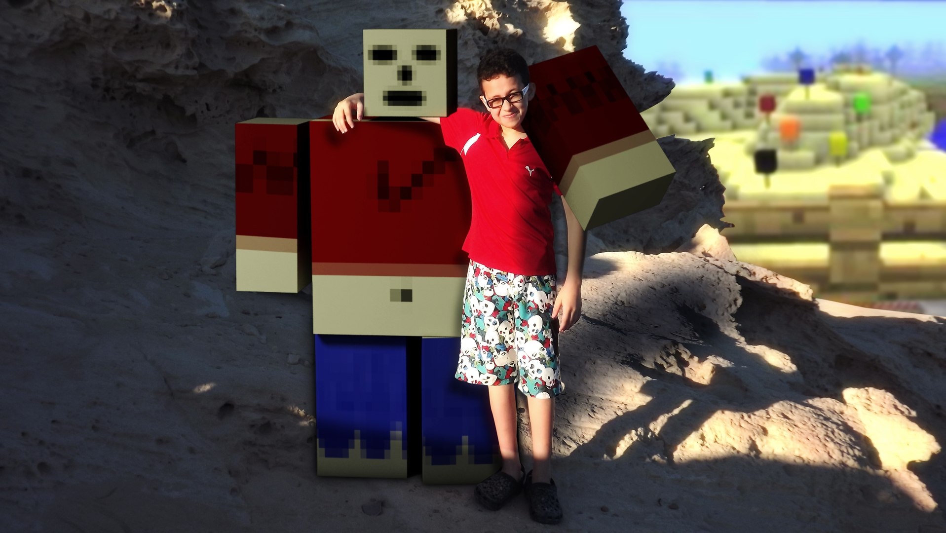 3ds max minecraft character