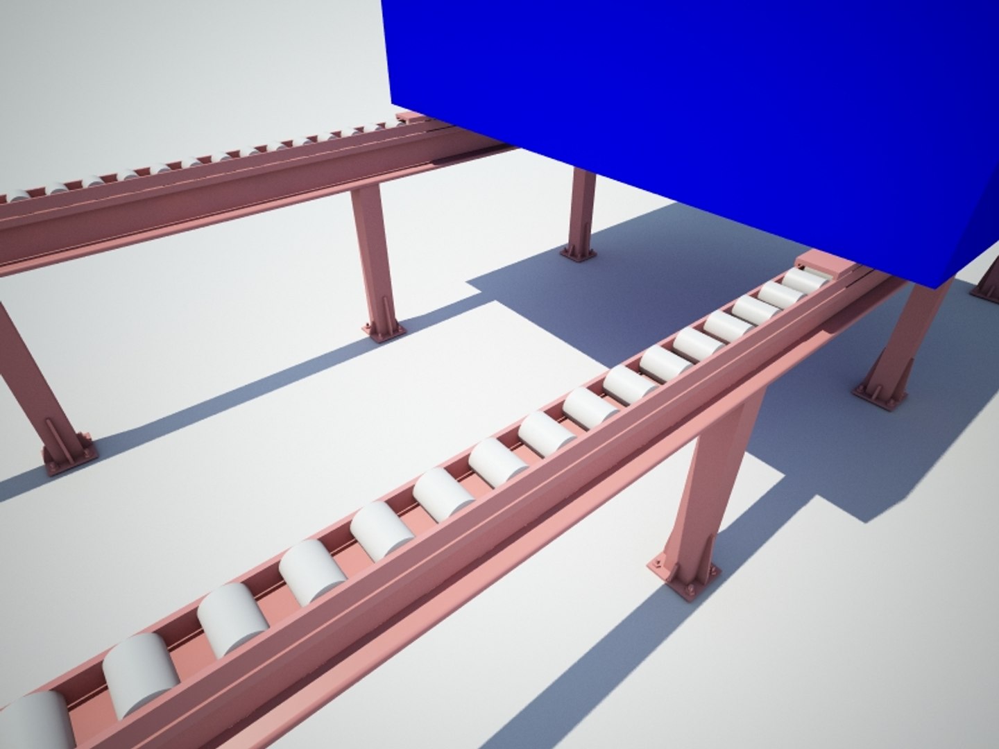 3d model roller track