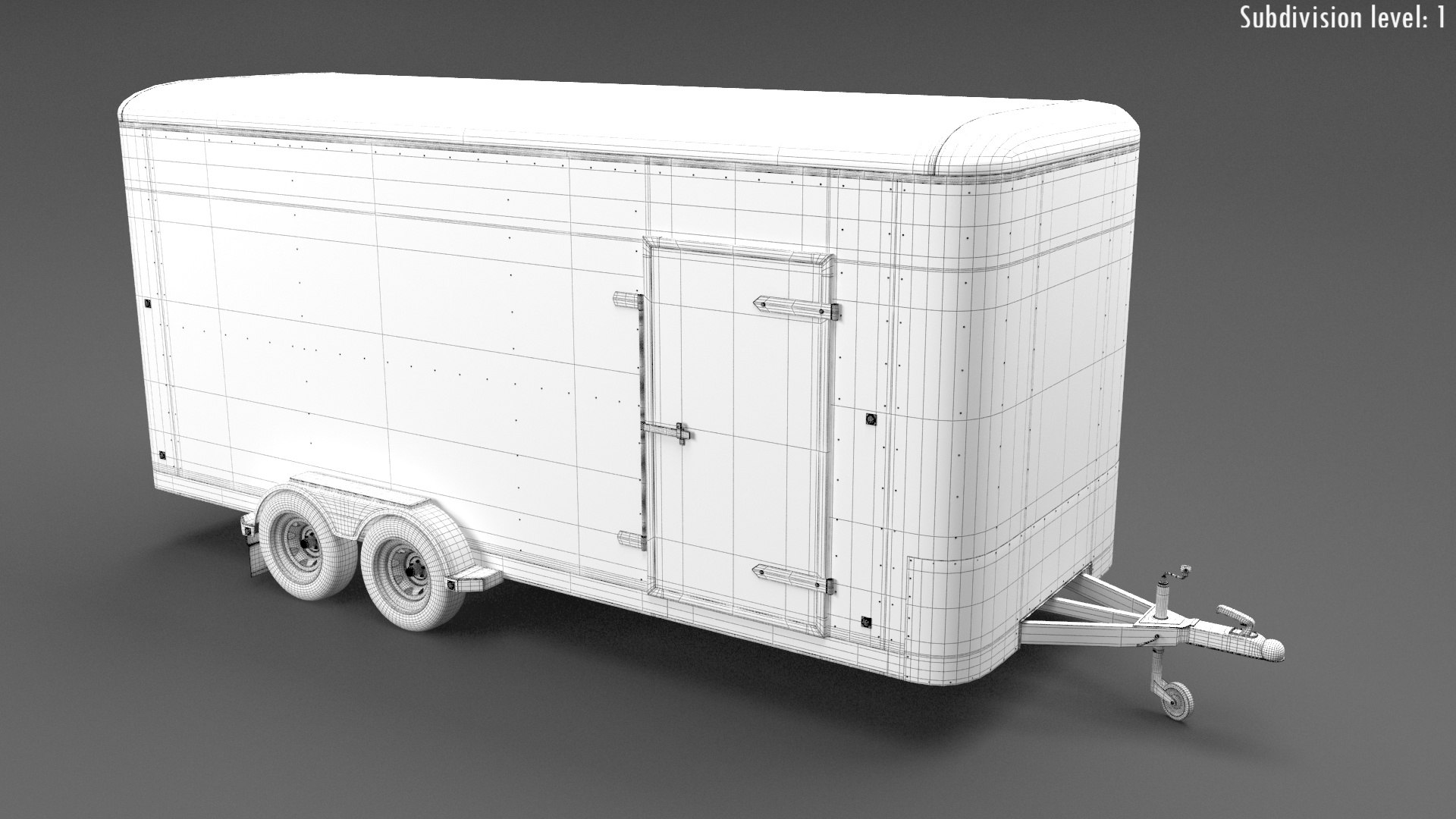 Cargo Trailer Model - TurboSquid 1638635