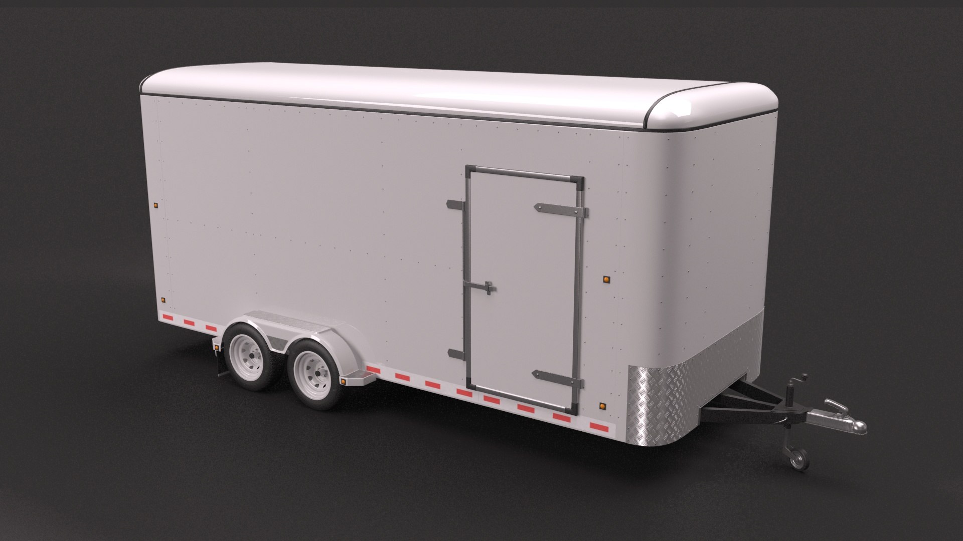 Cargo trailer model - TurboSquid 1638635