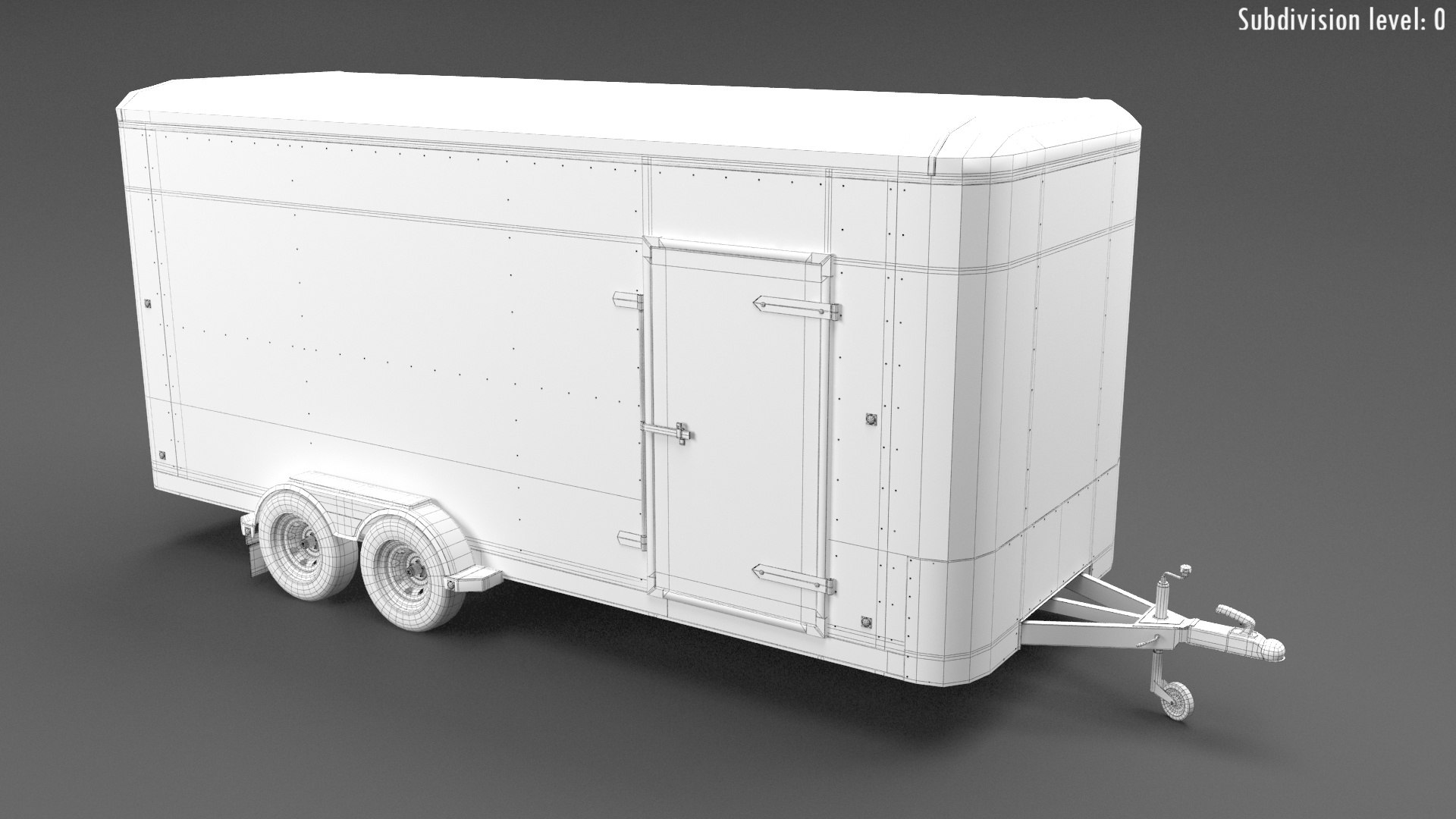 Cargo Trailer Model - TurboSquid 1638635