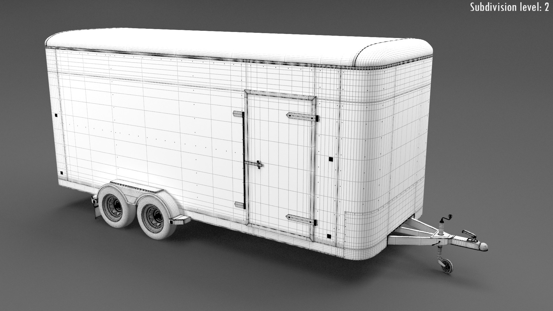 Cargo Trailer Model - TurboSquid 1638635