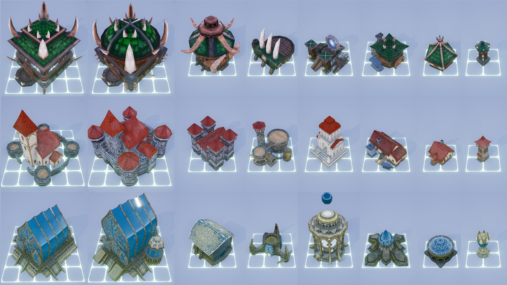 3d Rts Buildings Model