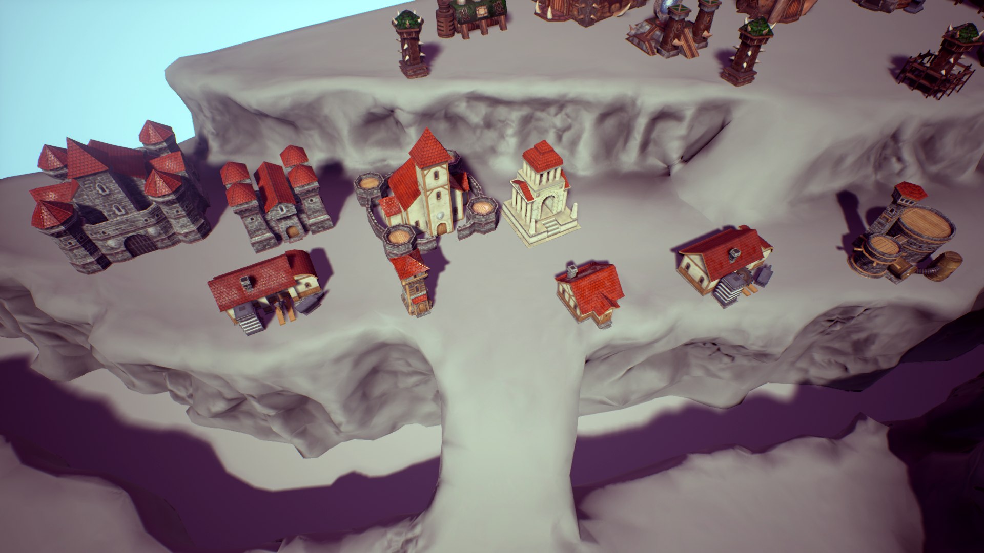 3d Rts Buildings Model