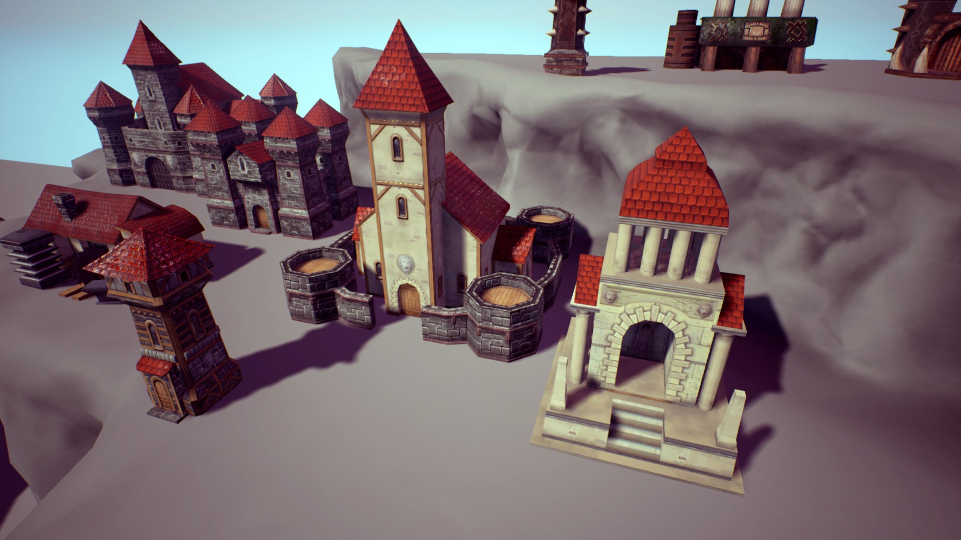 3d Rts Buildings Model
