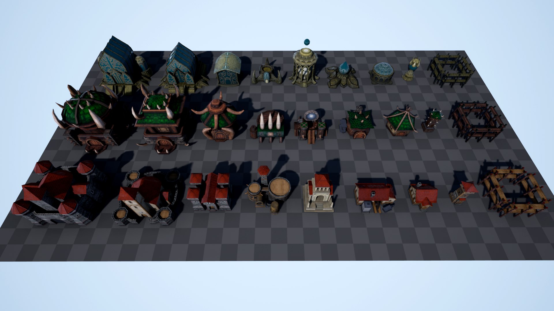 3d Rts Buildings Model