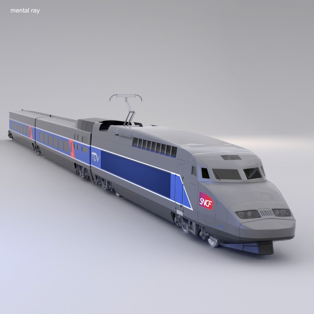 3d 3ds tgv train