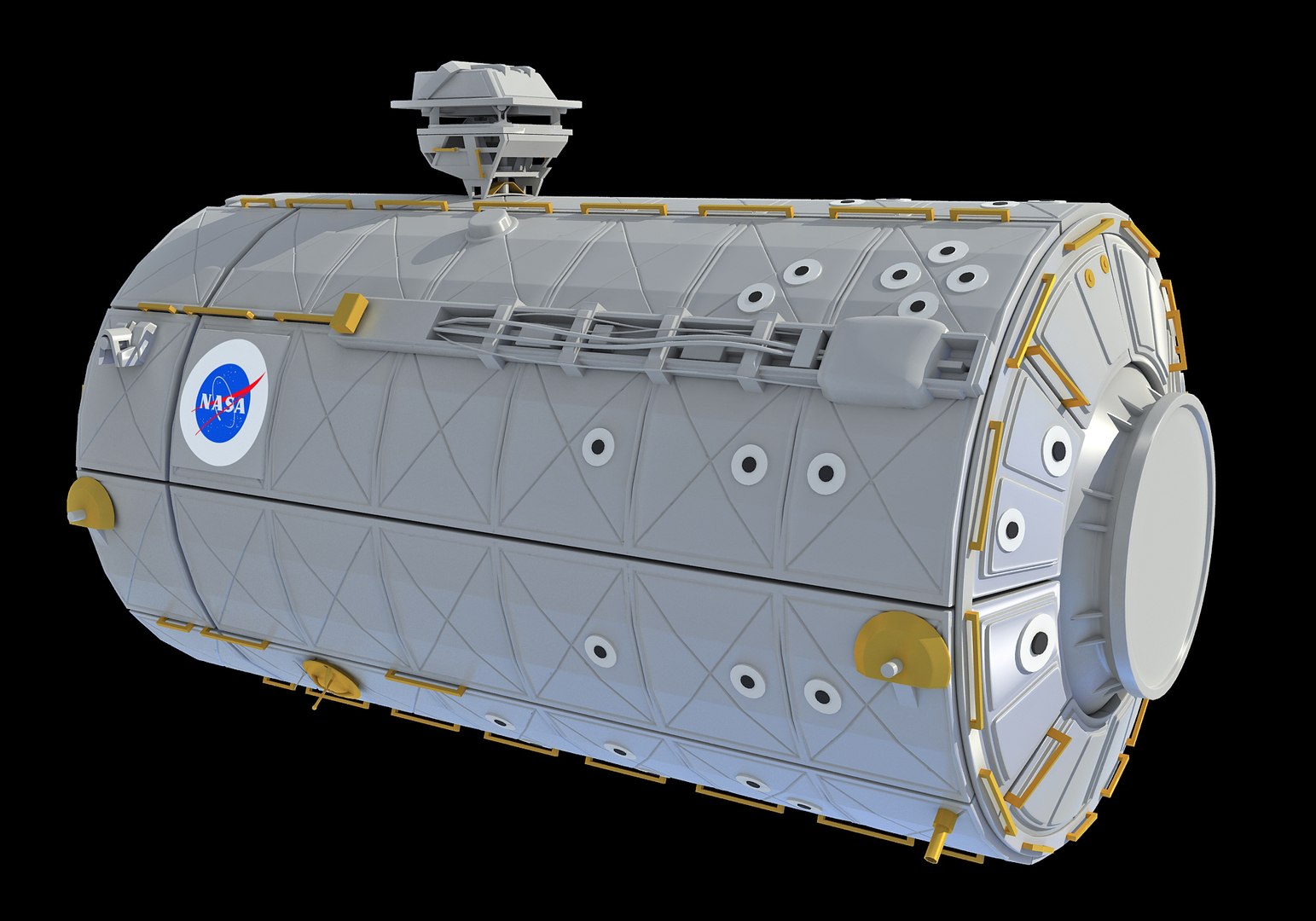 3D Model Iss International Space Station - TurboSquid 1403477