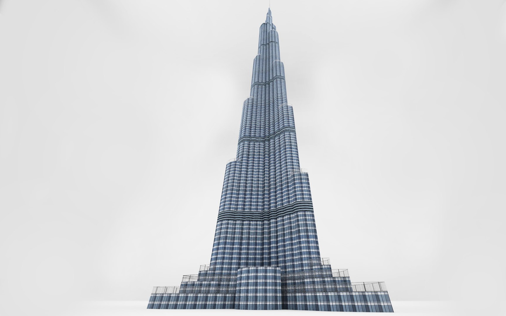 Burj Khalifa Tower Model - TurboSquid 1953373