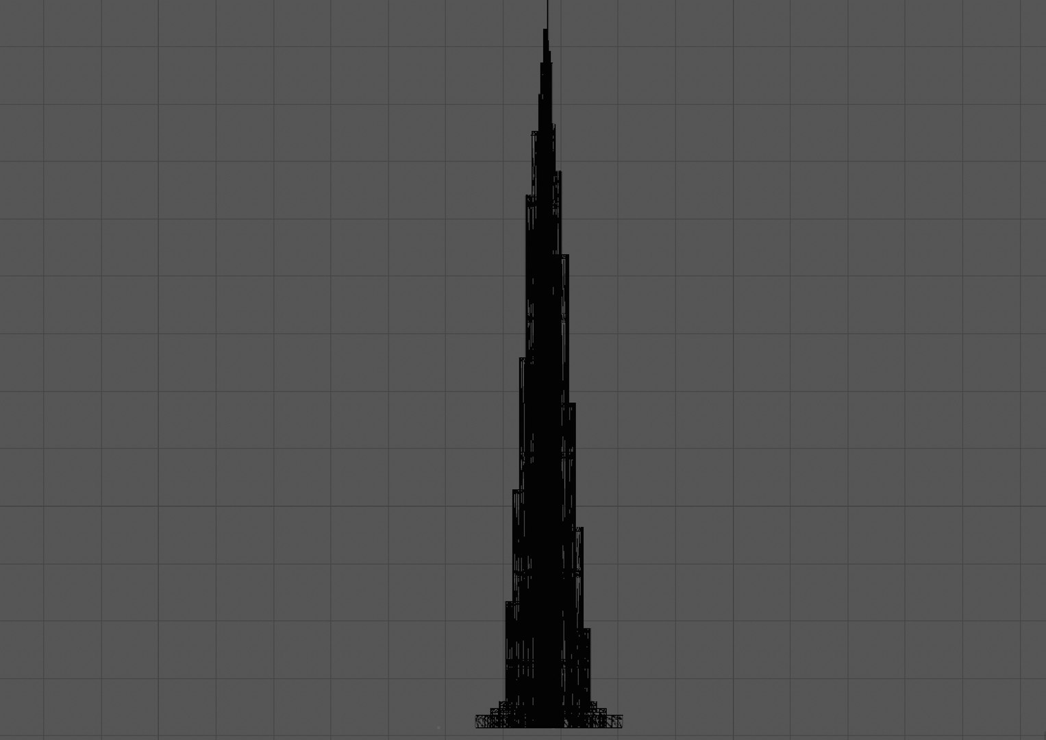 Burj Khalifa Tower Model - TurboSquid 1953373