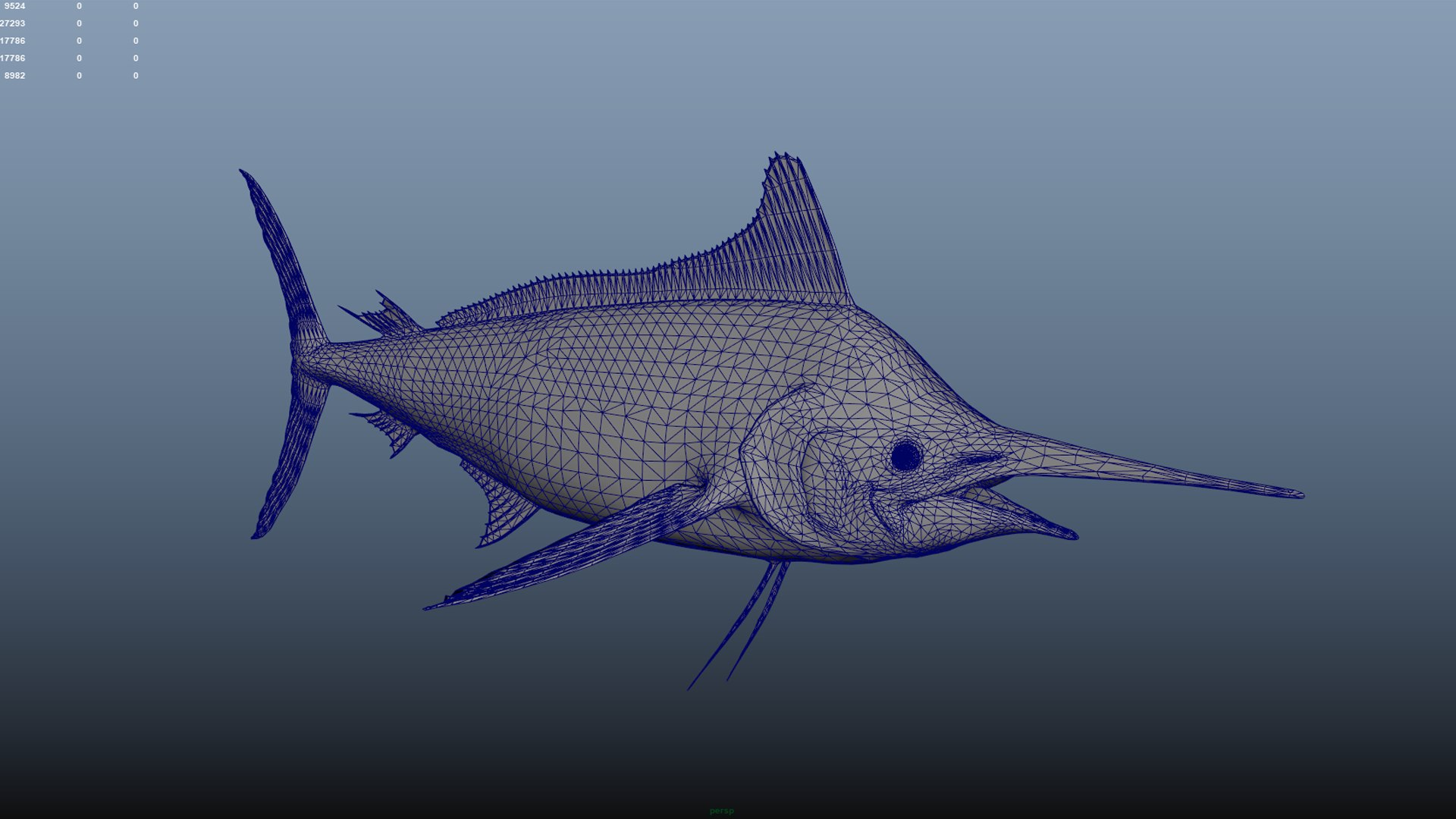 3D Swordfish Model - TurboSquid 2307197