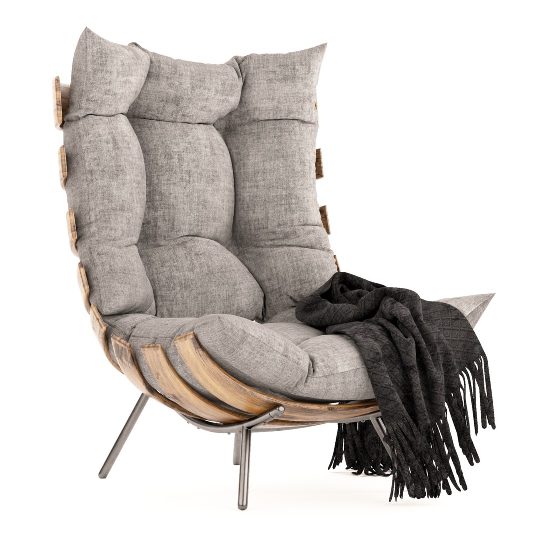 3D Rib Chair - TurboSquid 1635021
