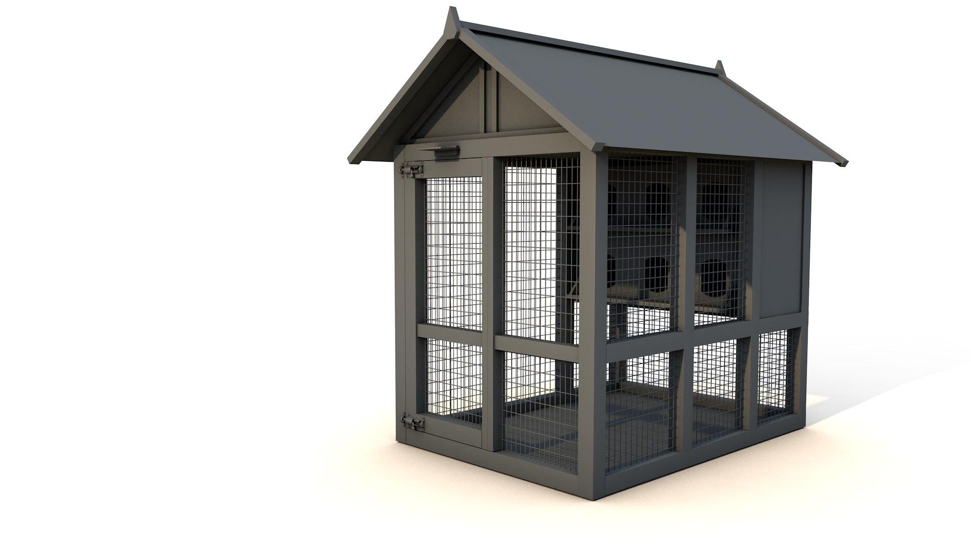 Rare Bird Cage Model - TurboSquid 1691354