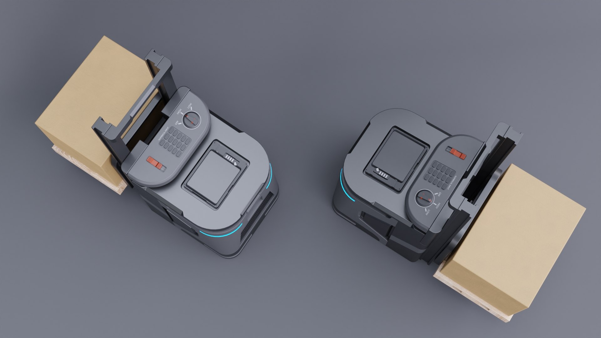 3D Model Forklift AGV 003 - TurboSquid 2012261