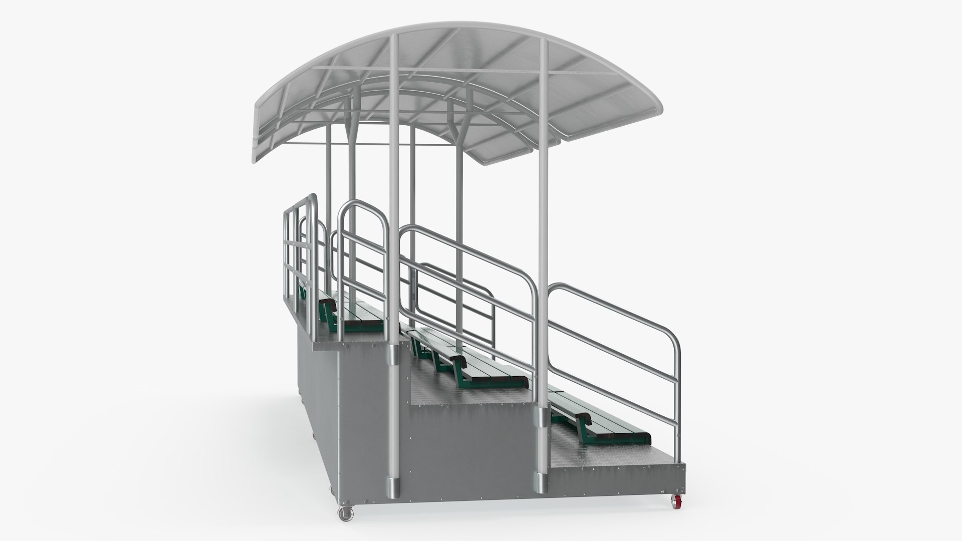 3D Outdoor Movable Grandstand with Canopy Roof - TurboSquid 1975157