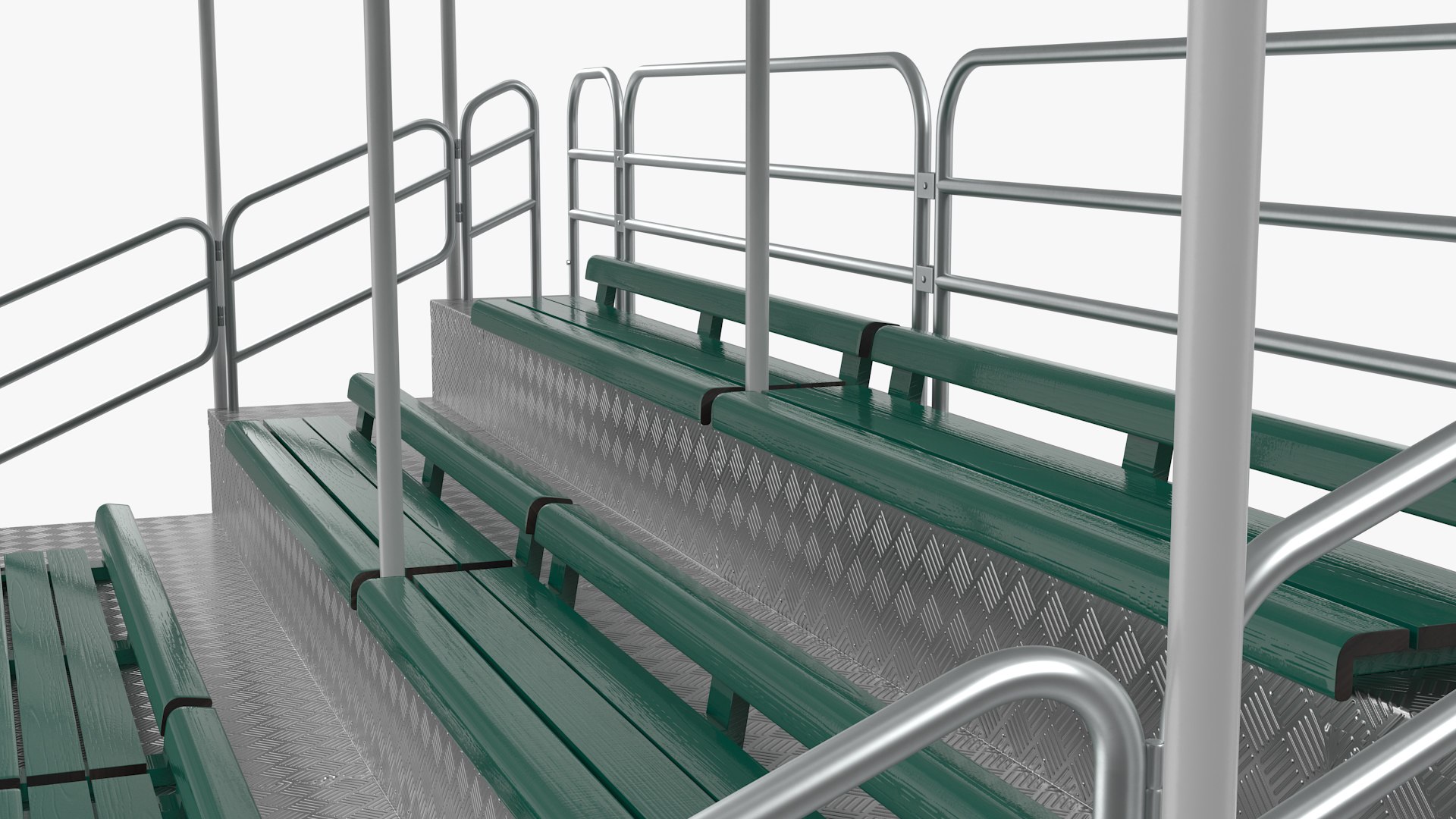 3D Outdoor Movable Grandstand with Canopy Roof - TurboSquid 1975157