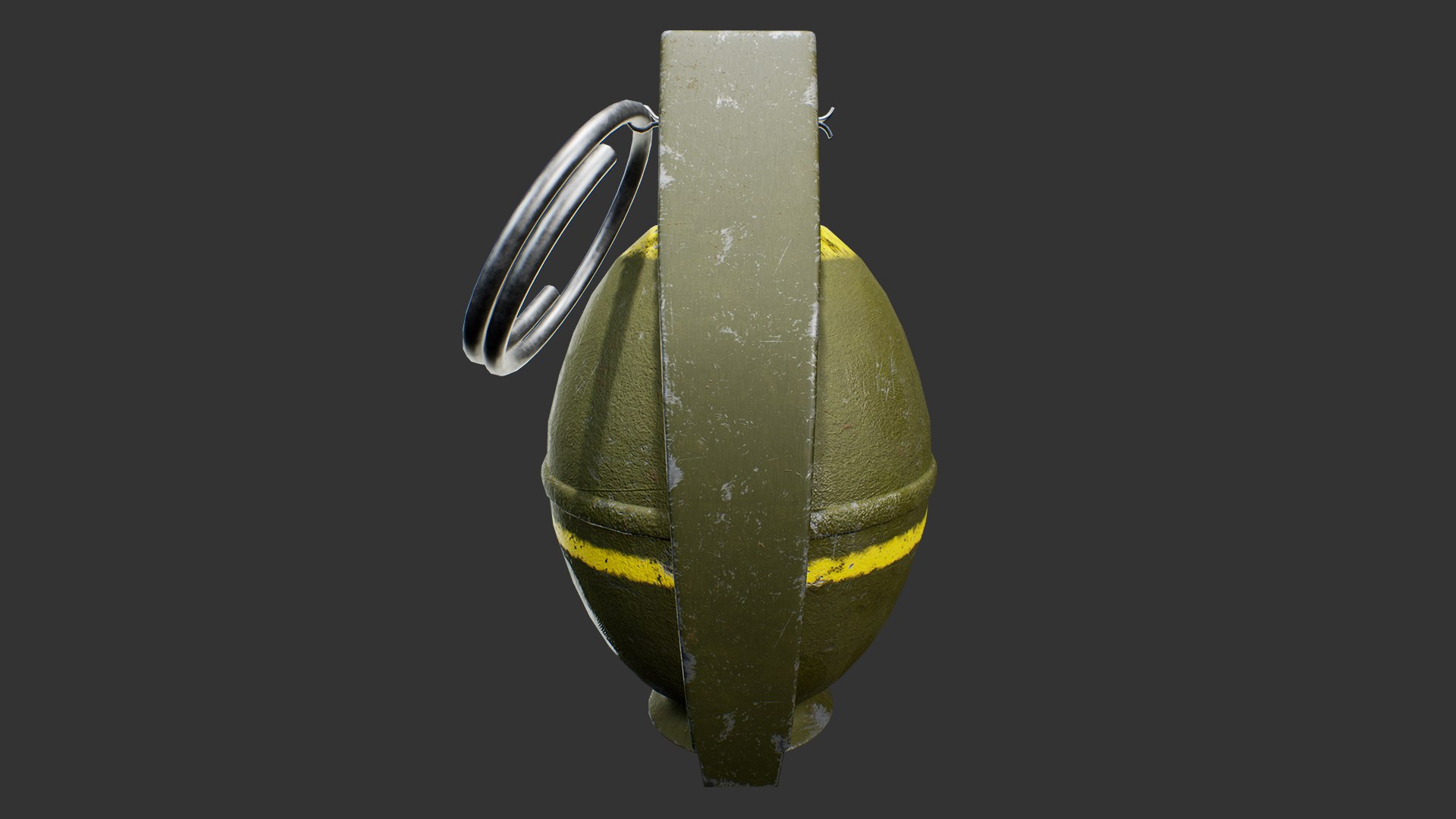 M26 Frag Grenade 3D Model - TurboSquid 1818074