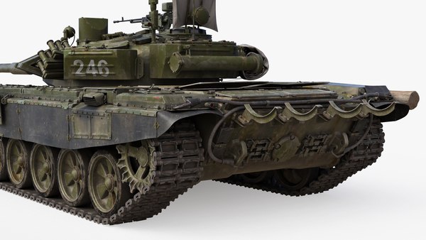 3D модель Основной боевой танк T-72 B3 RIGGED Dirt Realistic - TurboSquid 1999216
