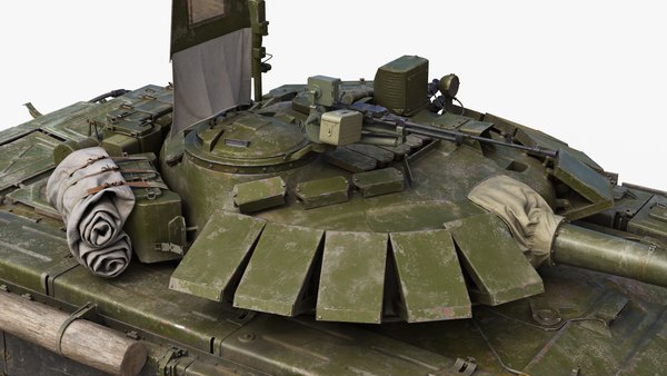 3D модель Основной боевой танк T-72 B3 RIGGED Dirt Realistic - TurboSquid 1999216