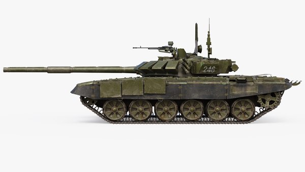 modelo 3d Tanque de batalla principal T-72 B3 RIGGED Dirt Realistic - TurboSquid 1999216
