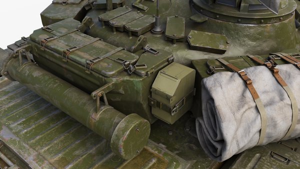 modelo 3d Tanque de batalla principal T-72 B3 RIGGED Dirt Realistic - TurboSquid 1999216