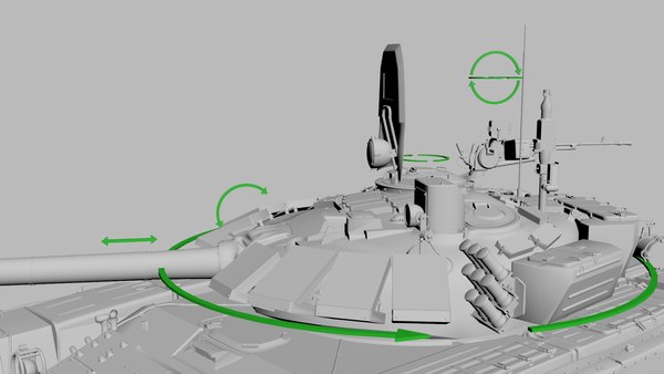 modelo 3d Tanque de batalla principal T-72 B3 RIGGED Dirt Realistic - TurboSquid 1999216