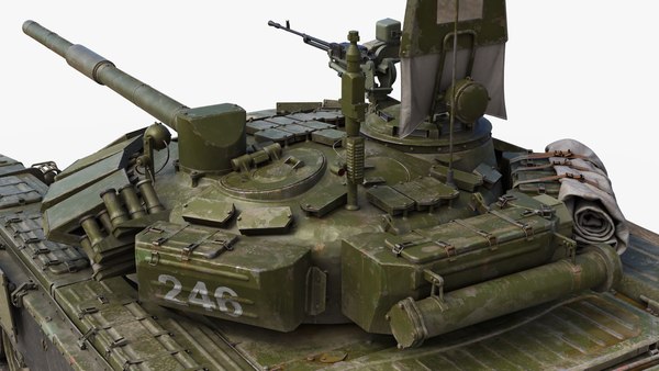 modelo 3d Tanque de batalla principal T-72 B3 RIGGED Dirt Realistic - TurboSquid 1999216