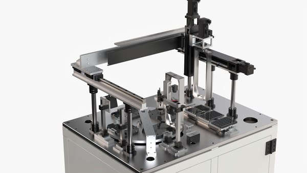 3D model Automatic Screen Magnet Assembly Testing Machine - TurboSquid ...