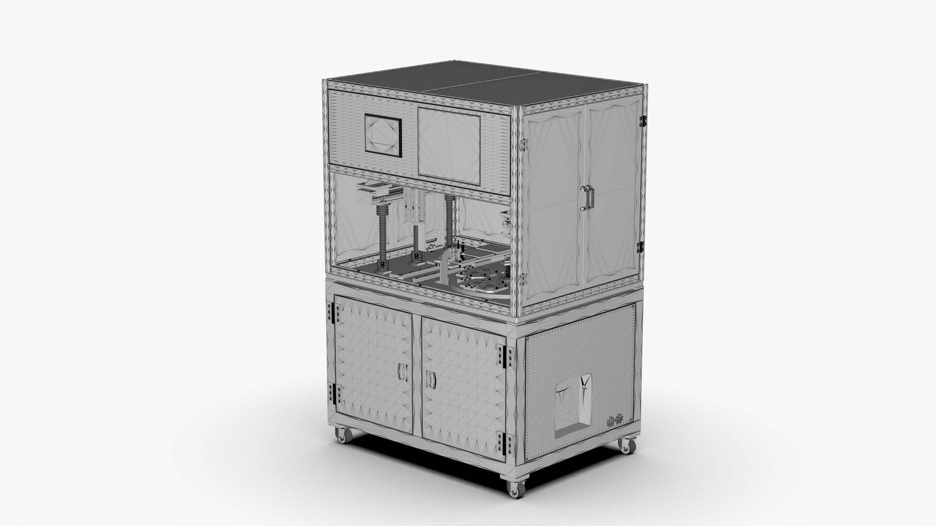 3D Model Automatic Screen Magnet Assembly Testing Machine - TurboSquid ...