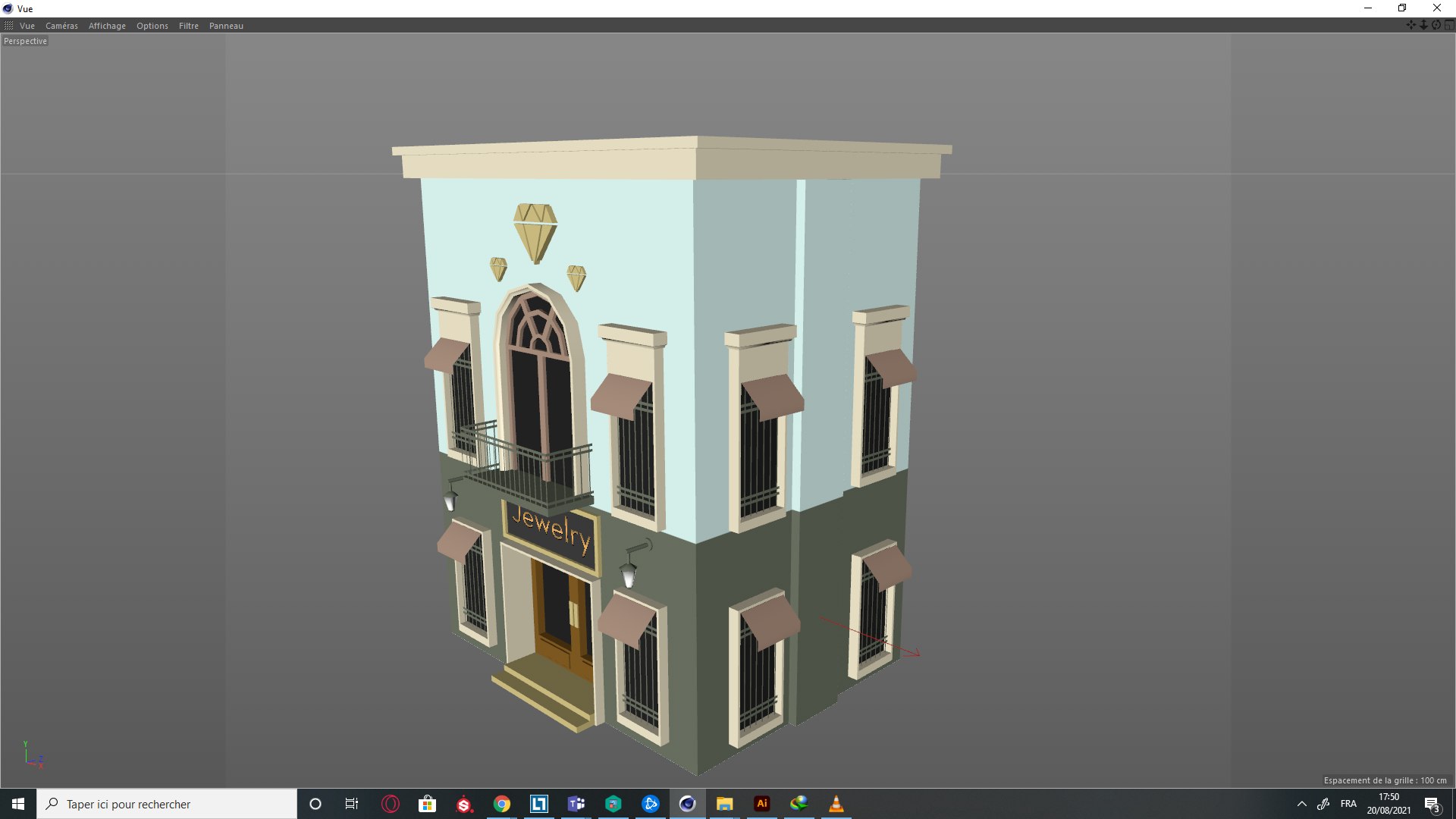 3D Jewelry Building Lowpoly Model - TurboSquid 1779548