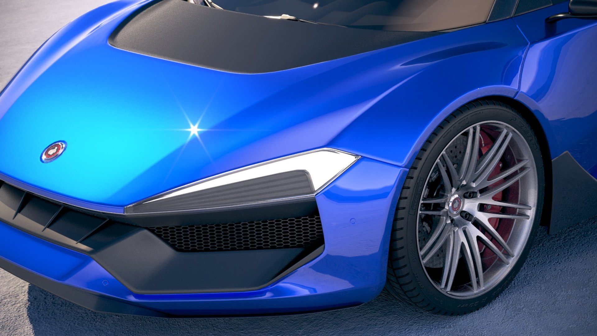 3D generic supercar 2018 - TurboSquid 1193169