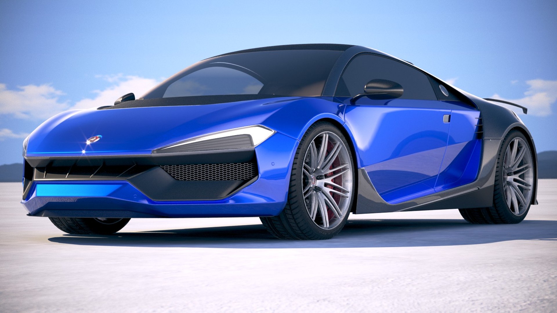 3D generic supercar 2018 - TurboSquid 1193169