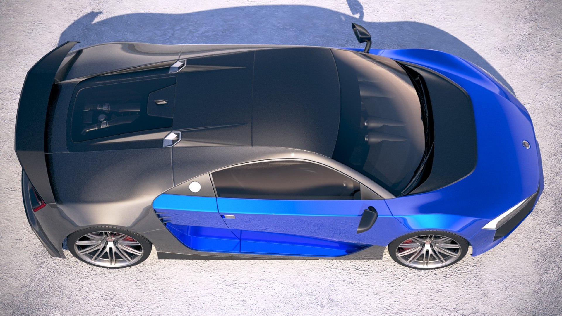 3D generic supercar 2018 - TurboSquid 1193169