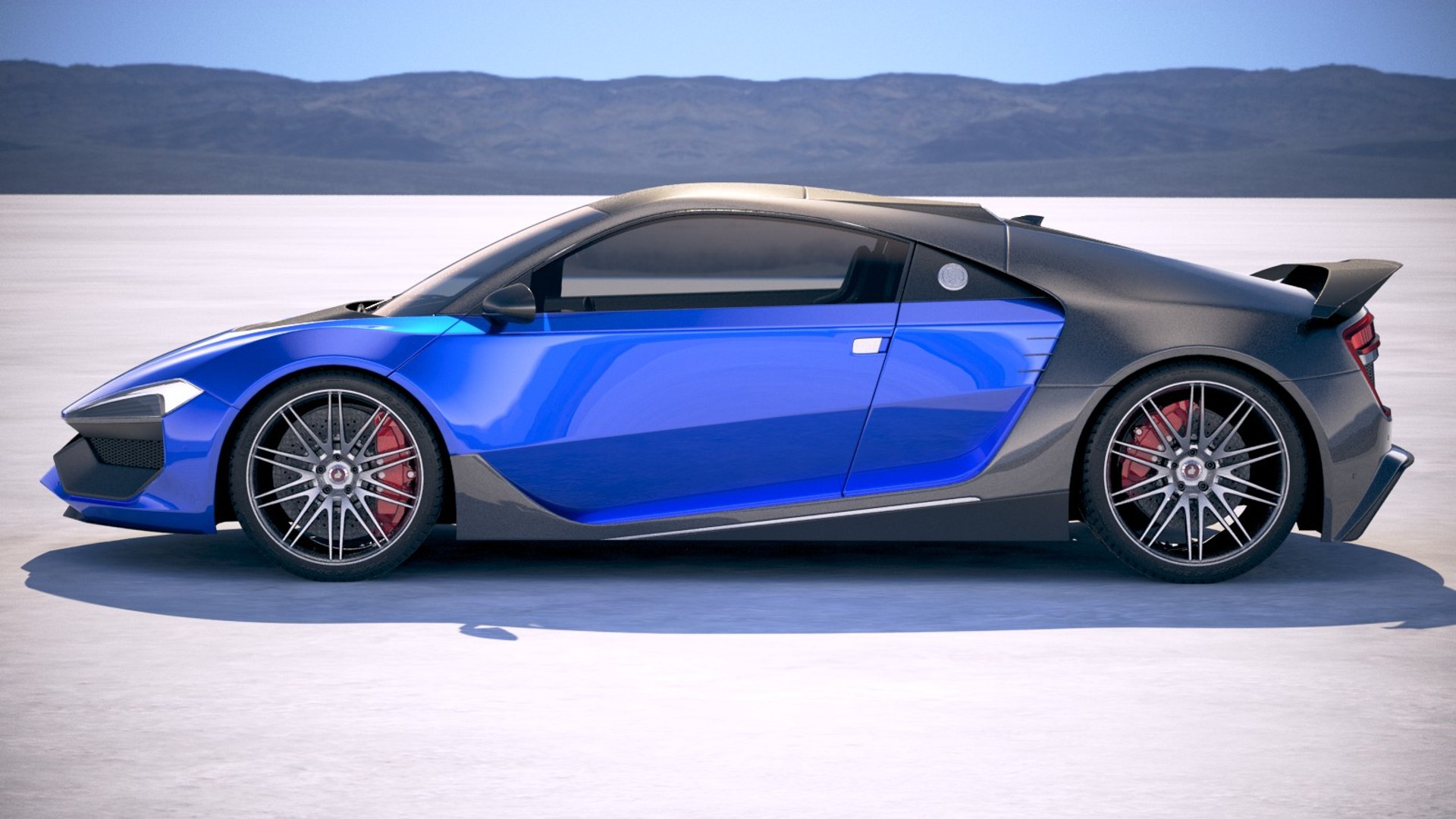 3D generic supercar 2018 - TurboSquid 1193169