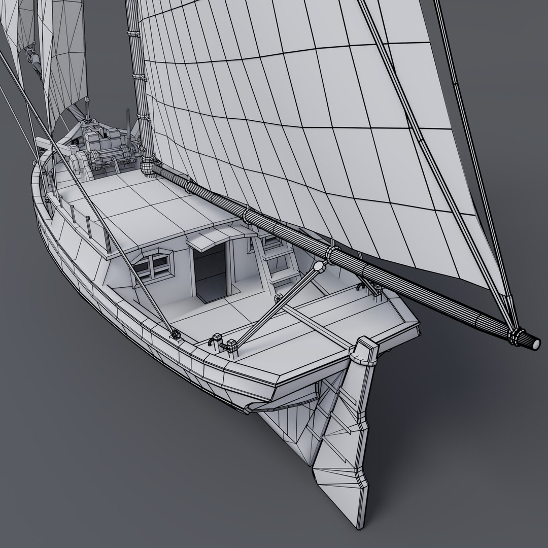 3D Yacht Sail - TurboSquid 1330259